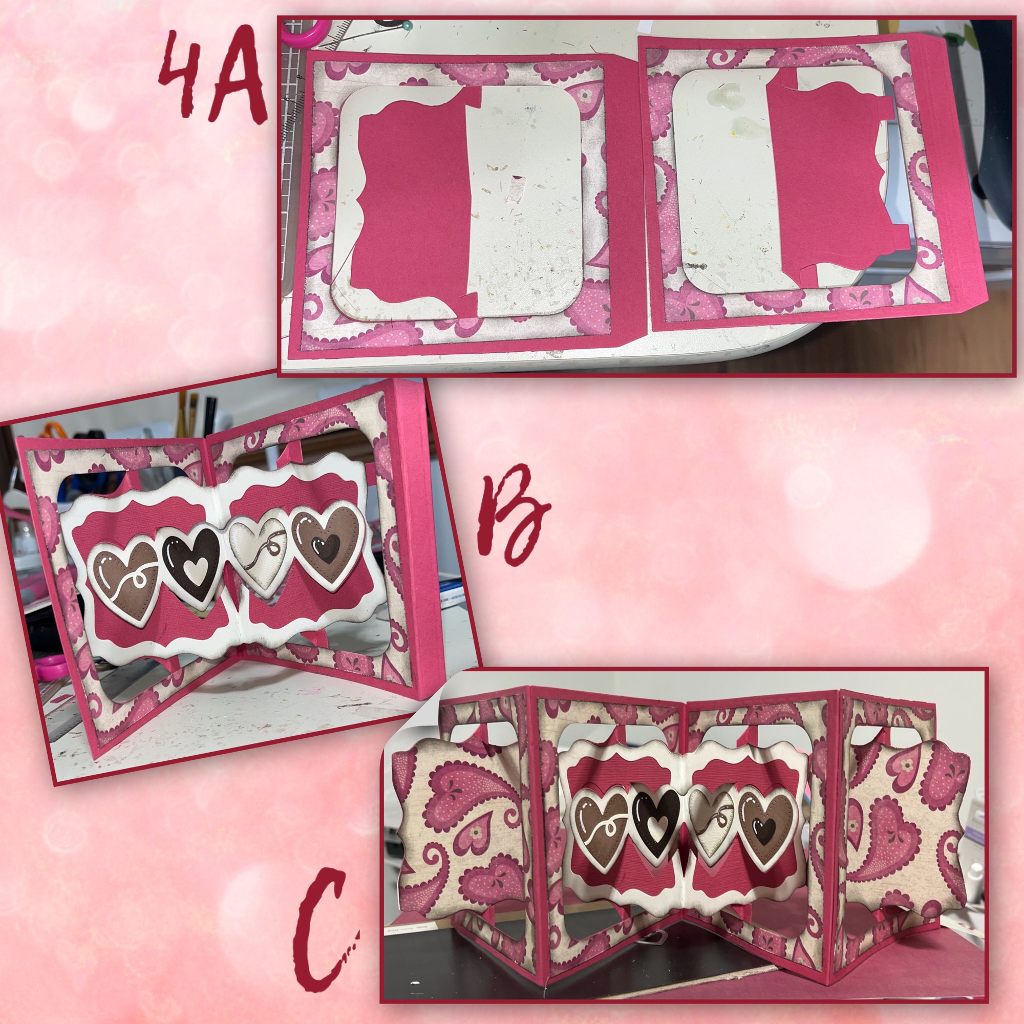 Valentine Chocolates Accordion Hearts card- Feb challenge card – My ...