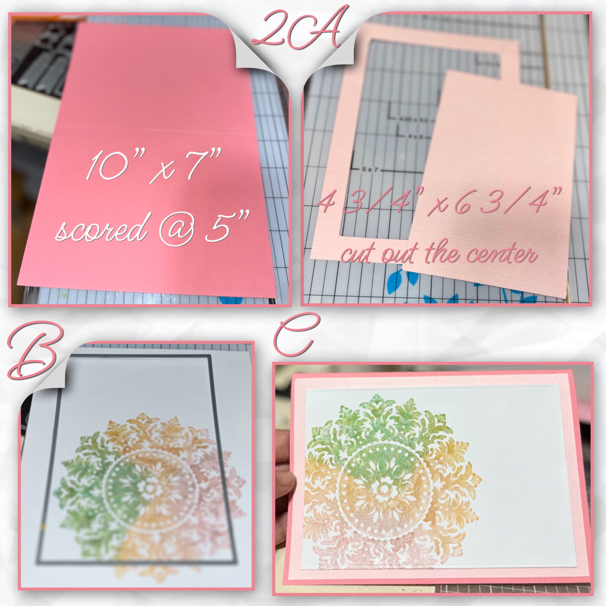 Mandala and Flowers- Thinking of you – My Messy Craft Room