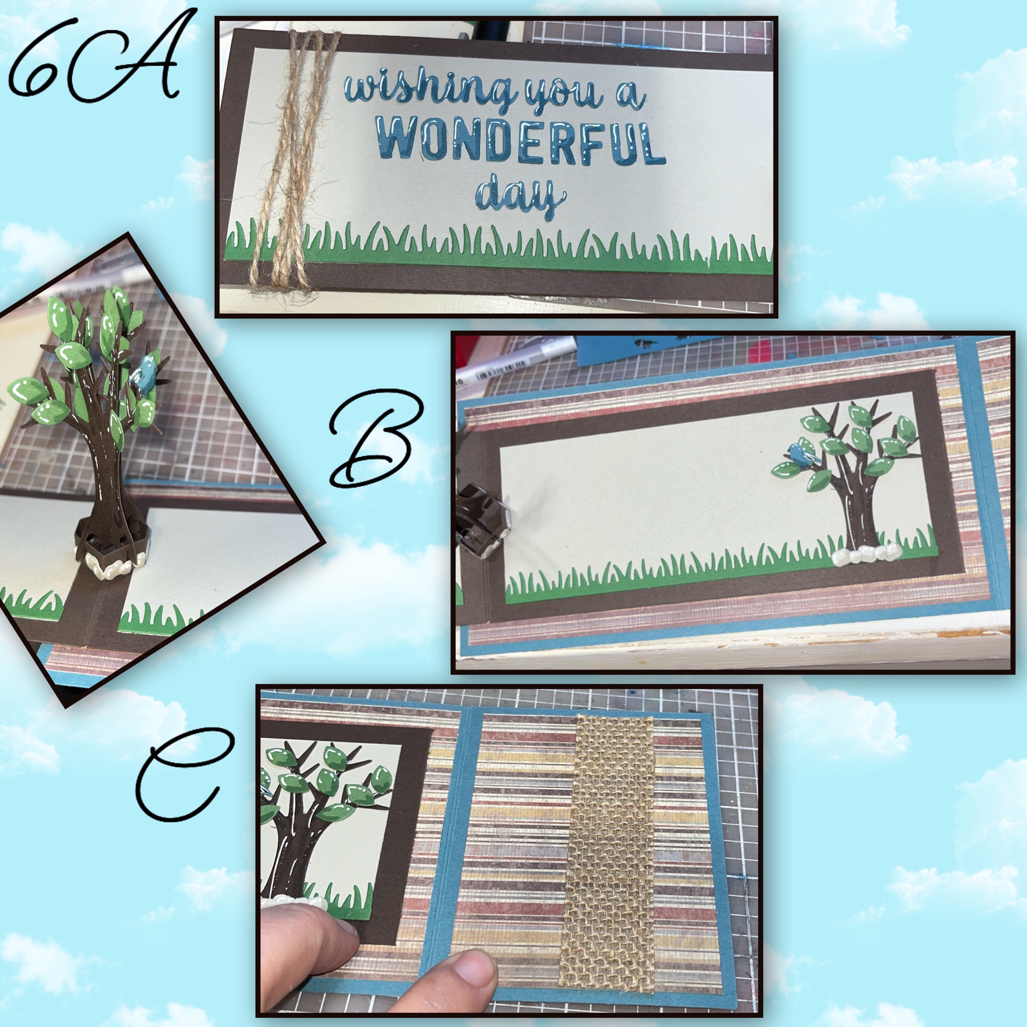 Joy Fold Pop Up Tree card. – My Messy Craft Room