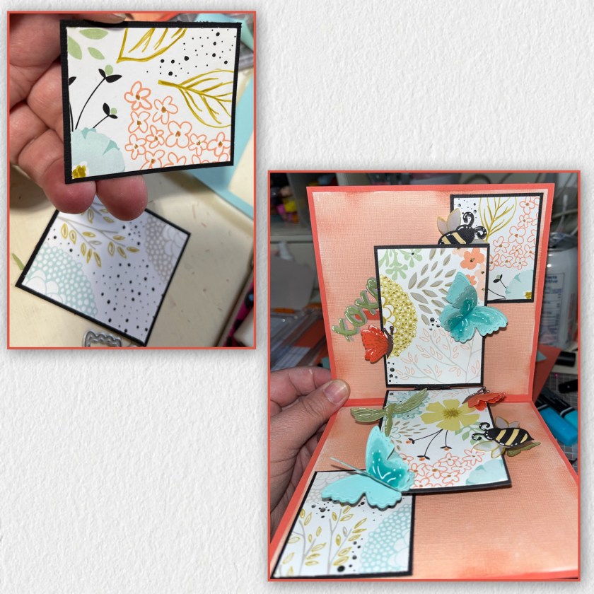 Vertical Double Wiggle Birthday Bugs card – My Messy Craft Room