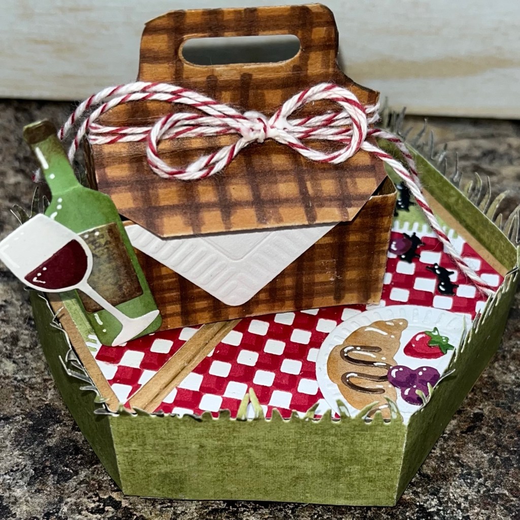 Picnic Basket-August Design Team Challenge card. – My Messy Craft Room